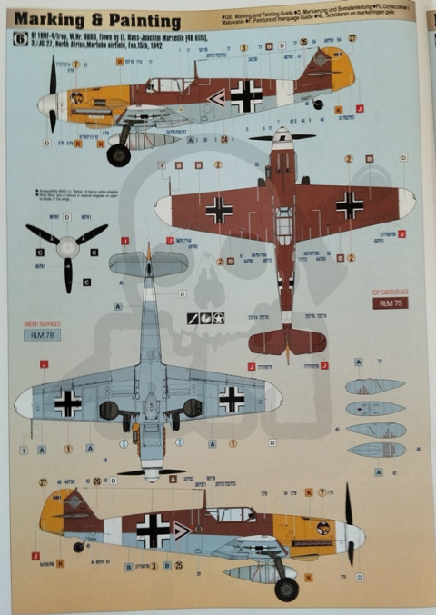 Battle-Models > Mistercraft F-240 Messerschmitt Bf-109 F-4 Hans-Joachim ...